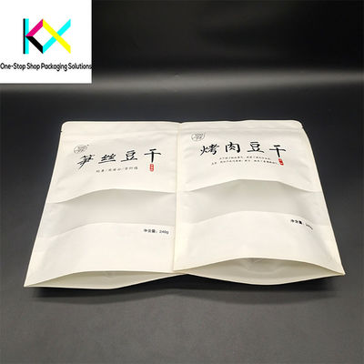 Custom Printed Snack Food Packaging Bags with Stand-Up Pouch Design and ...